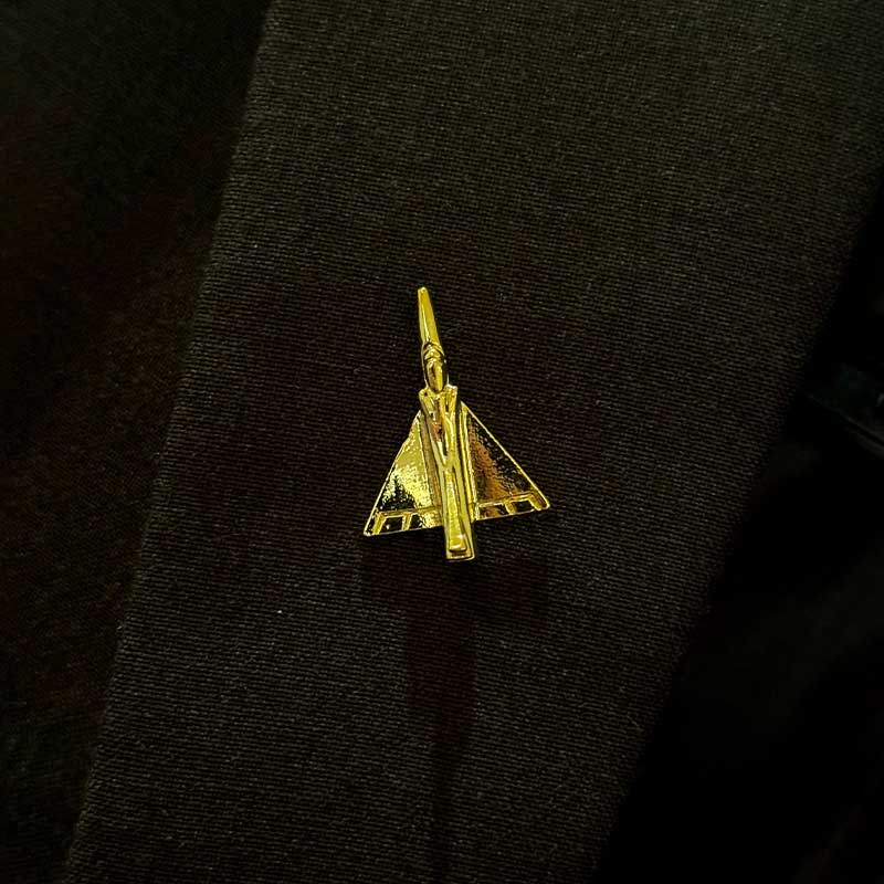 Pakistan Air Force Mirage Golden Aircraft Pin – My Pride